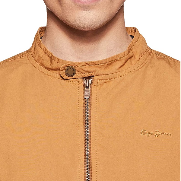 Buy Brown Customized Pepe Jeans Men's Jacket | yourPrint