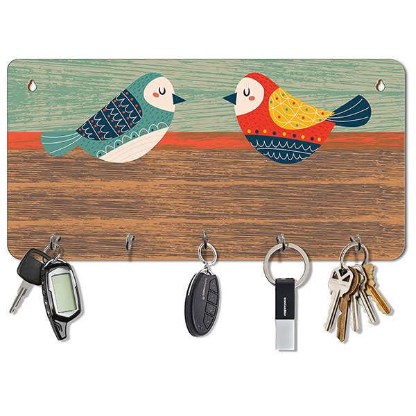 Buy Multi-Color Customized Wall Mount Wooden Key Holder | yourPrint