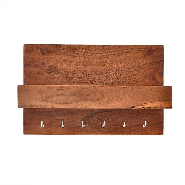 Buy Brown Customized Wall Mount Home Décor Key Chain Holder/Key Hook ...