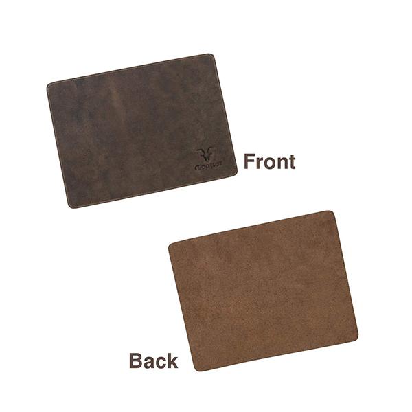 Buy Dark Brown Customized Leather Mouse Pad, Standard Size | yourPrint