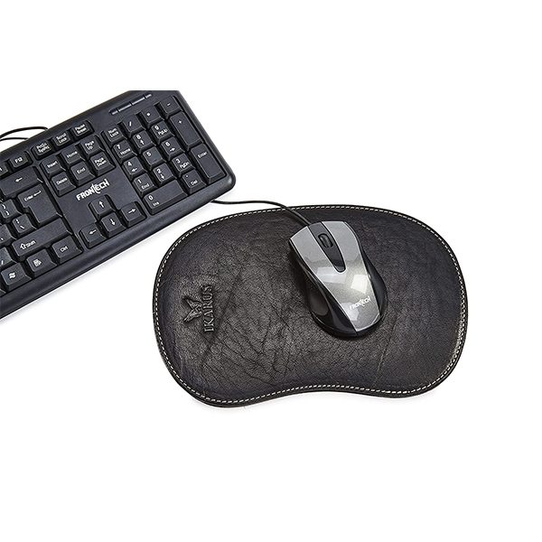 Buy Black Customized Genuine Leather Mouse Pad | Computer Accessories ...