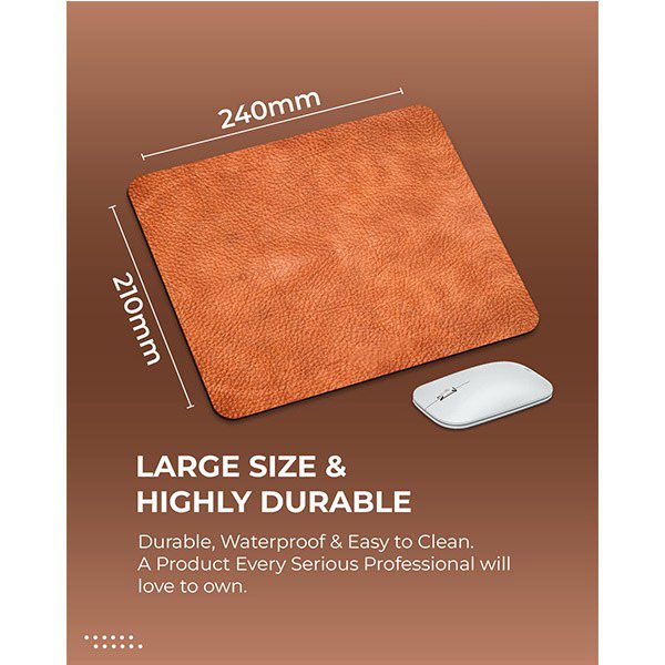 Buy Brown Customized Mouse Pad, Large Printed Premium Waterproof Anti ...