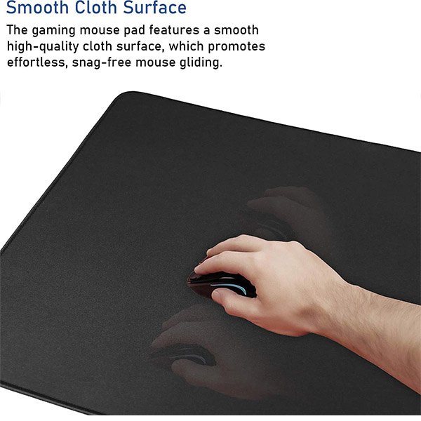 Buy Matte Black Customized Desk Pad, Ultra Thin Waterproof PU Leather ...