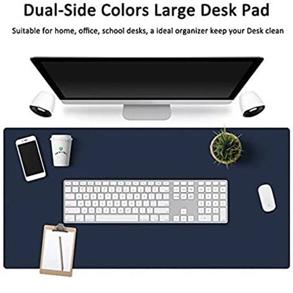 Buy Dark Blue Customized Desk Extended Waterproof Microfiber Gaming ...