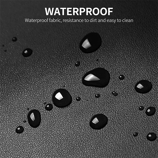 Buy Black Customized Desk Mousepad Extended Waterproof Microfiber ...