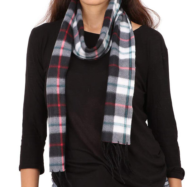 Buy Black Customized Woollen Muffler Online | yourPrint