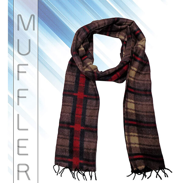 Buy Multicolour Customized Unisex Woollen Muffler Online | yourPrint