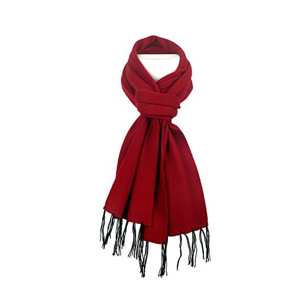 Buy Maroon Customized Poly-Wool Warm Unisex Muffler Online | yourPrint