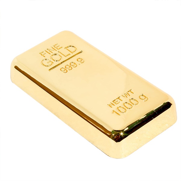 Buy Gold Customized Metal Gold Bar Paper Weight for Office Table ...