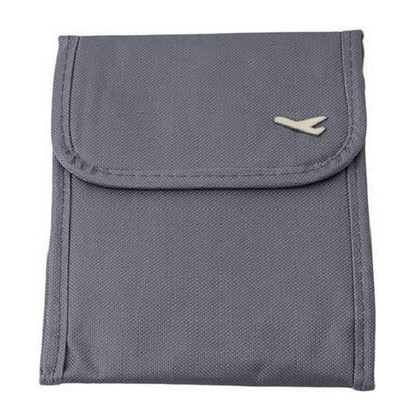 Buy Grey Customized Neck Pouch & Passport Sling Bag for Men and Women ...