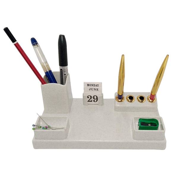 Buy White Customized Plastic Pen Stand,Pencil Stand,Pen Holders,Pencil ...