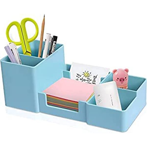 Buy Blue Customized Plastic Desk Organizer I Desktop Organizer With ...