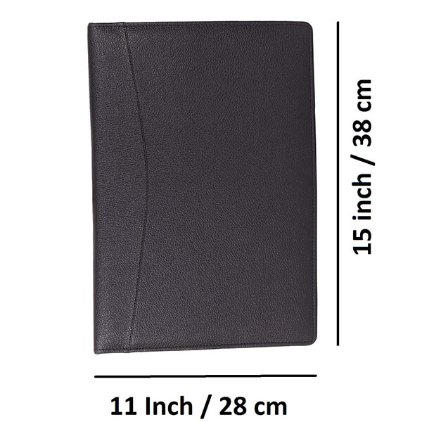 Buy Black Customized Leatherette Material Professional 2 Ring File ...