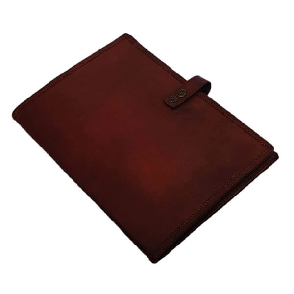Buy Reddish Brown Customized Genuine Leather Professional Files ...