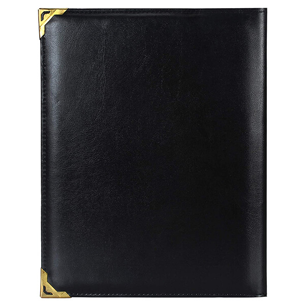 Buy Black Customized Business File Folder, Document Holder, Portfolio ...
