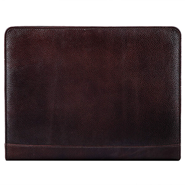 Buy Brown Customized Genuine Leather File Folder to Keep A4 Size ...
