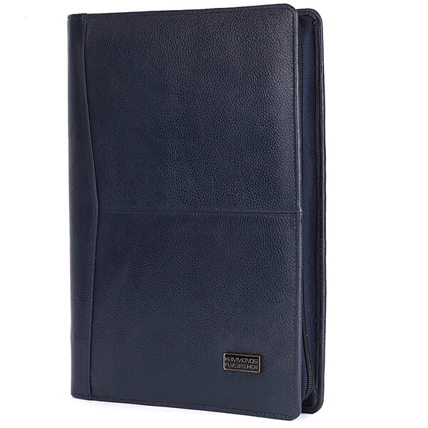 Buy Black Customized Genuine Leather File Folder Online | yourPrint