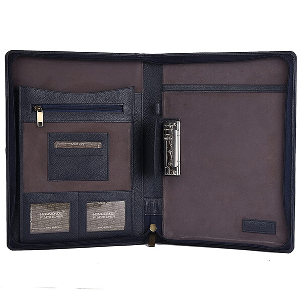 Buy Black Customized Genuine Leather File Folder Online | yourPrint