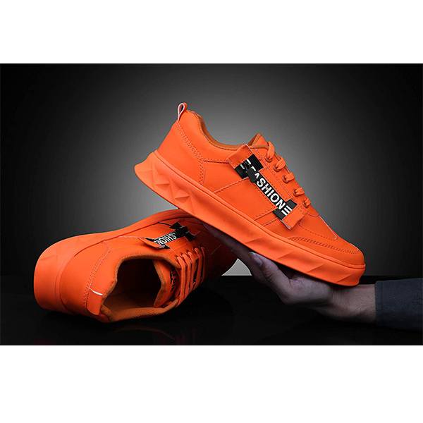 Buy Orange Customized Sneakers for Men Online | yourPrint