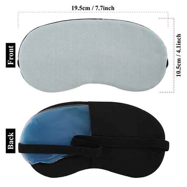 Buy Light Blue Customized Sleeping Eye Mask Online | yourPrint