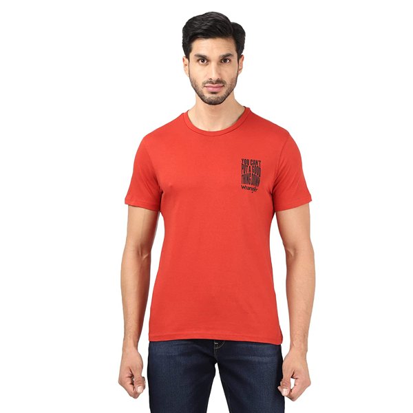 Buy Red Customized Men Graphic Print Regular T-Shirts | yourPrint