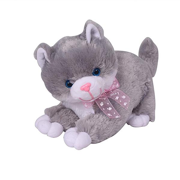 Buy Grey Customized Cute Soft Toy Cat | yourPrint