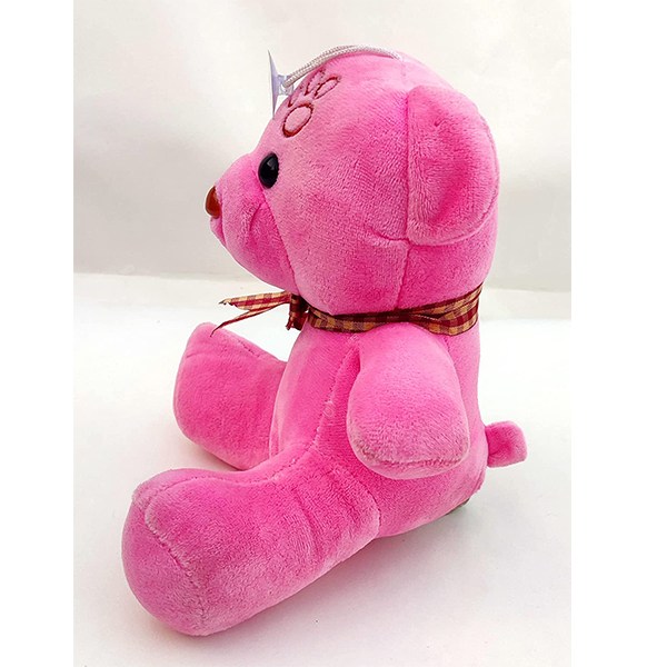 Buy Pink Customized Teddy Bear Soft Toy With Attractive Knot For Kids ...