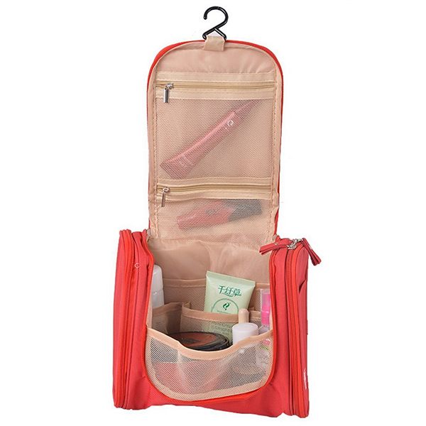 Buy Red Customized Canvas Toiletry Bag Online | yourPrint