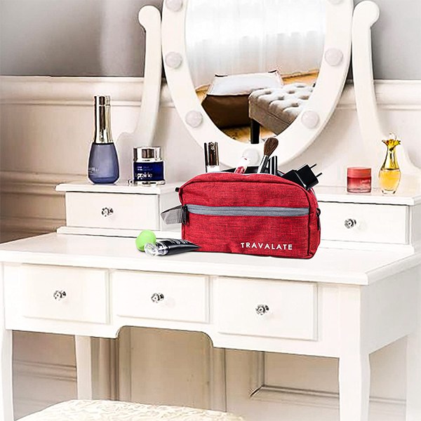Buy Red Customized Polyester Toiletry Bag Online | yourPrint