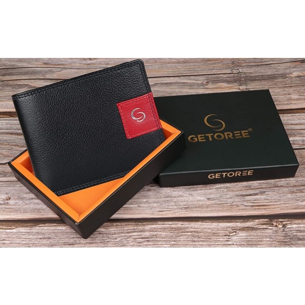 Buy Black Customized RFID Blocking Leather Wallet for Men Online ...