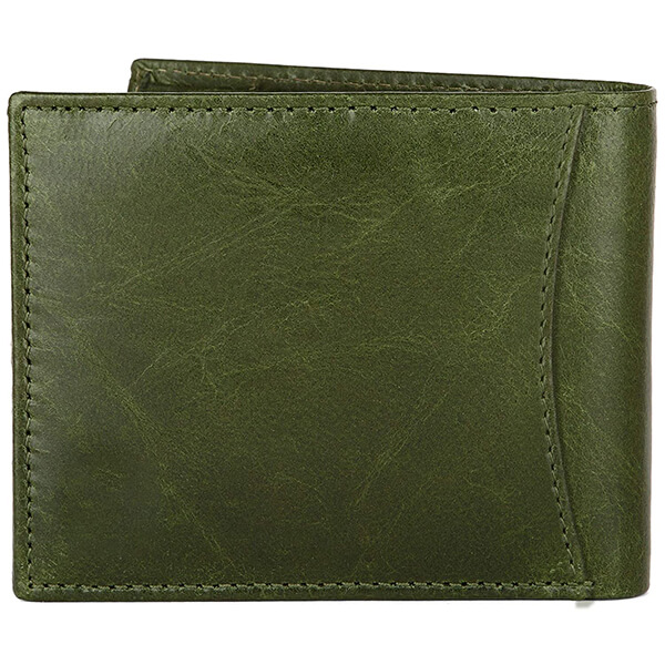 Buy Green Customized WildHorn Leather Men's Wallet Online | yourPrint