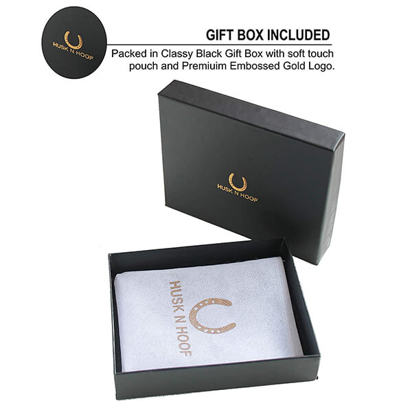 Buy Hunter Green Customized Husk N Hoof RFID Blocking Leather Wallet ...